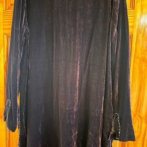 Double D Ranch | Tops | Dd Ranchwear Eggplant Velvet Tunic | Poshmark